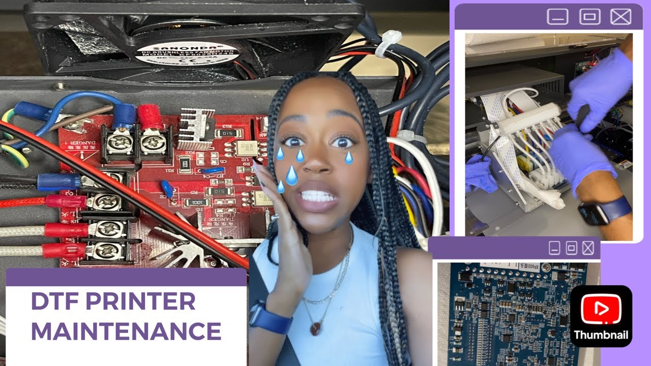 DTF PRINTER | MAINTENANCE | PROBLEMS | SOLUTIONS - YouTube