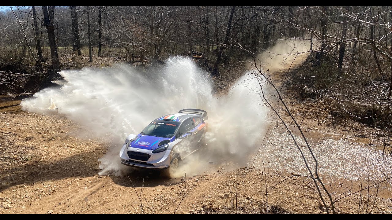 100 Acre Wood Rally 2021 - SS11 Water Splash - YouTube