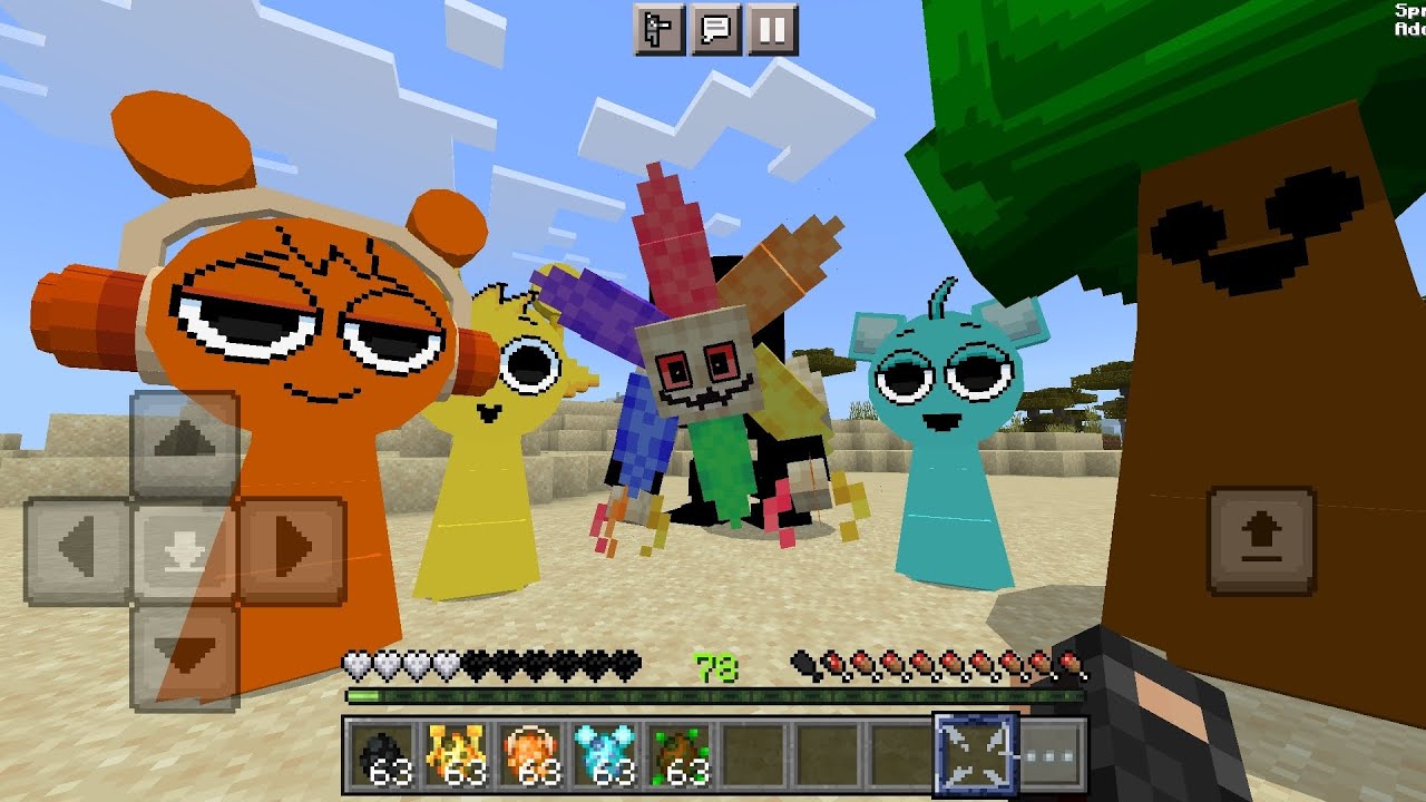 Incredibox Sprunki X Dandy's World MOD In Minecraft PE - YouTube