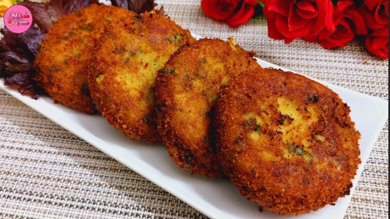 BBQ keema cutlet recipe by Chef's Vision (Ramzan special) - YouTube