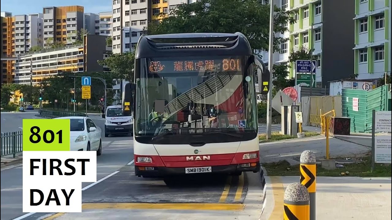 Tower Transit - First Day - New Bus Route/Service 801 - YouTube