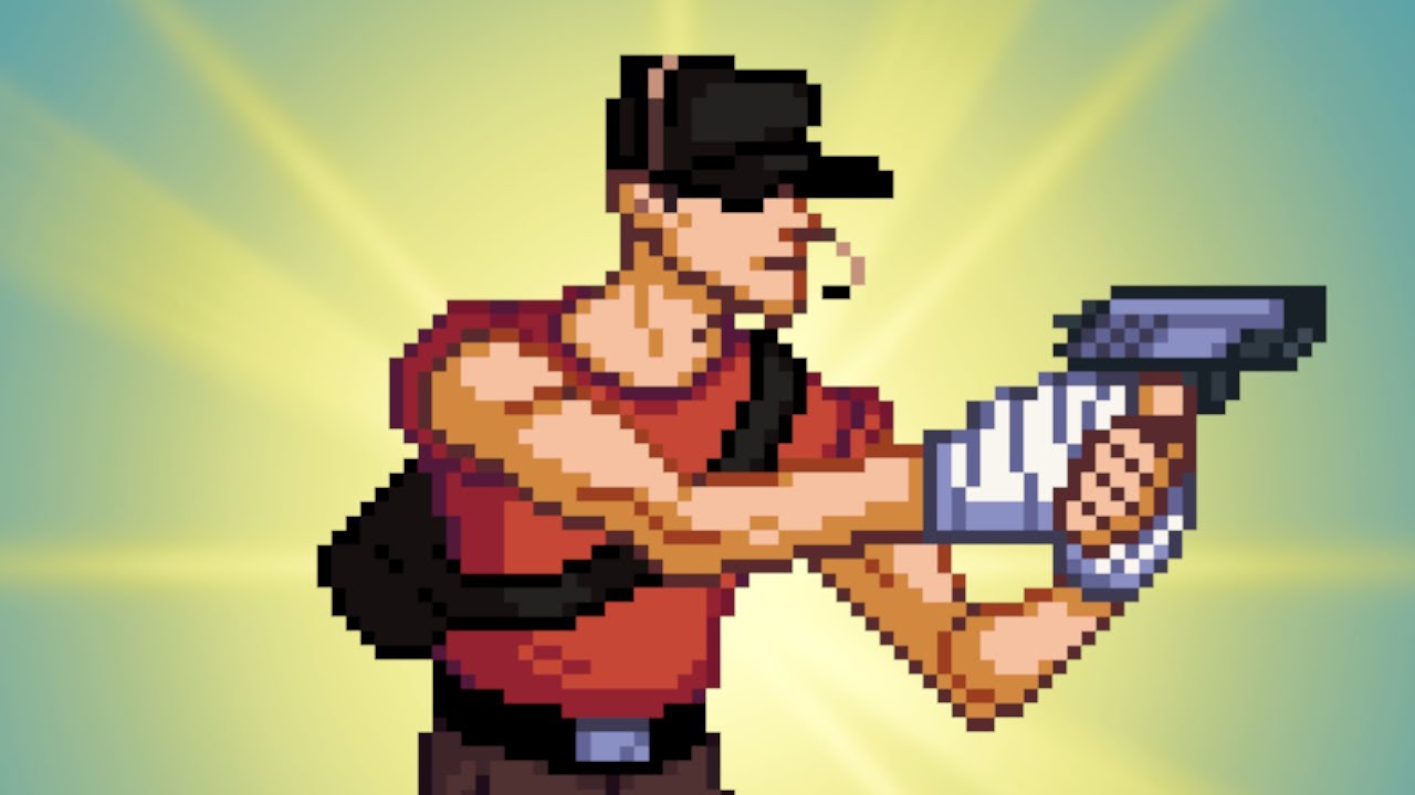 Scout from TF2 Pixel art - YouTube