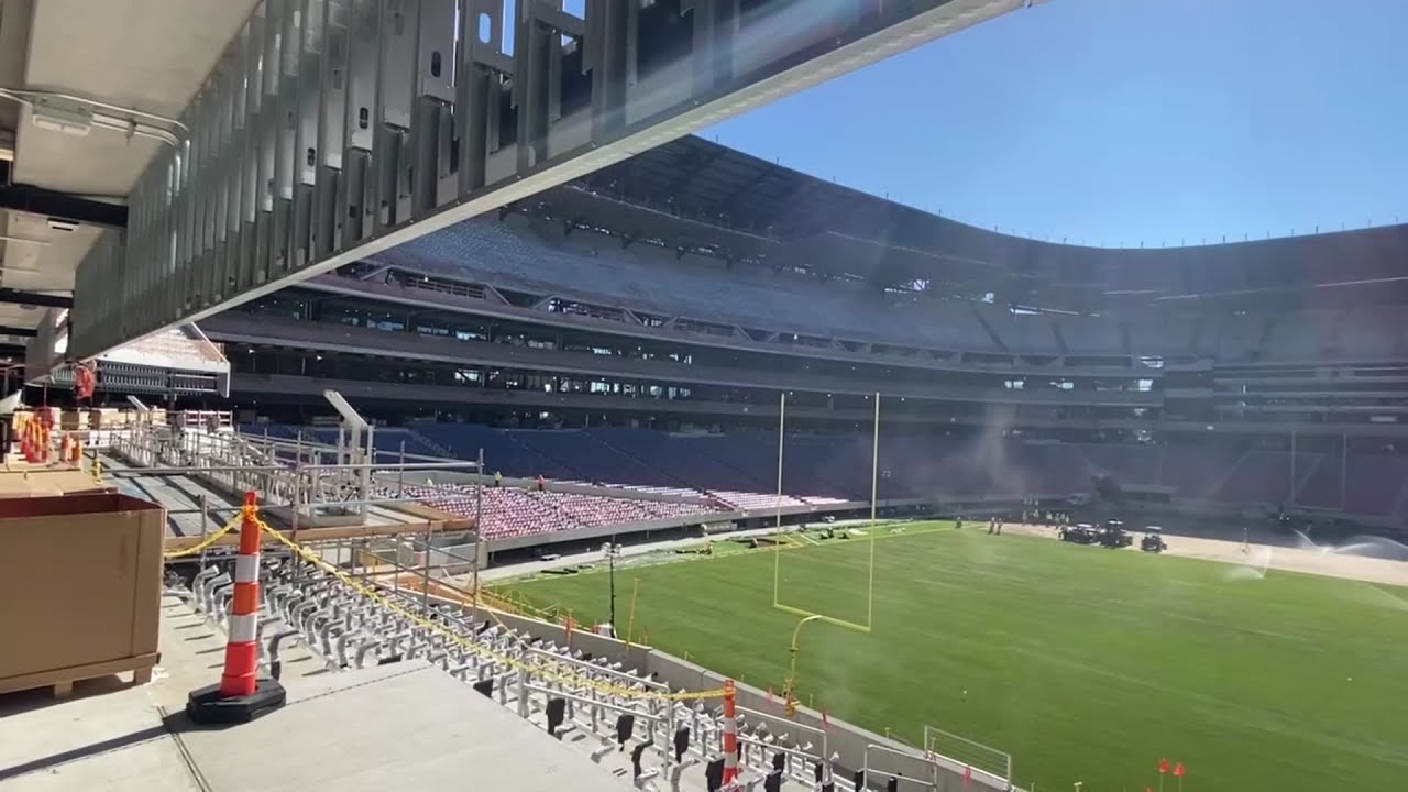 A view of the new Highmark Stadium - YouTube