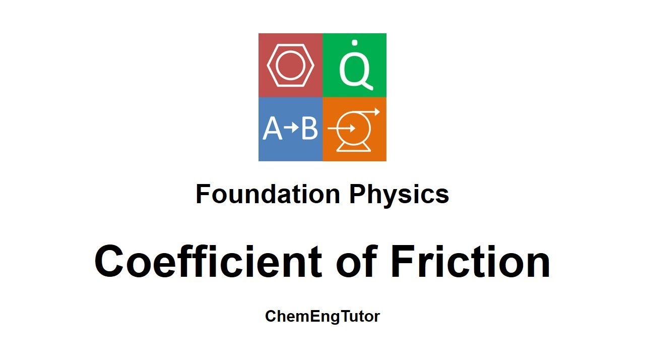 Foundation Physics: Coefficient of Friction - YouTube