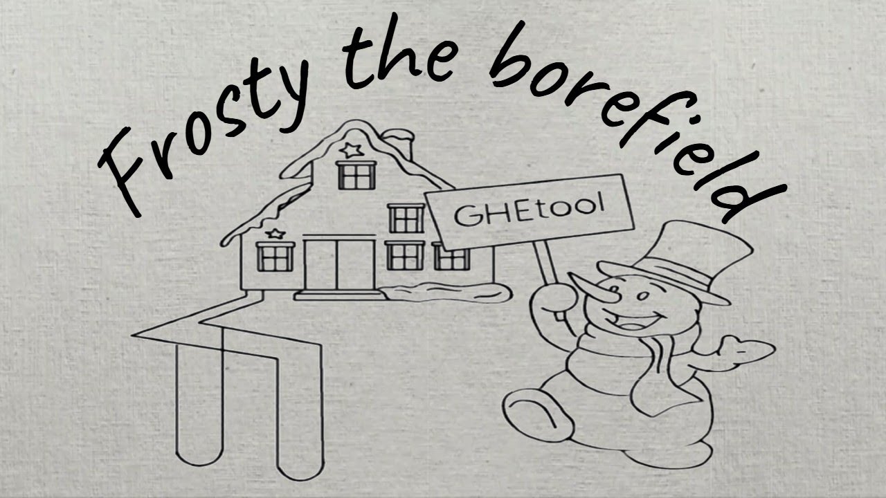 Frosty the borefield - GHEtool Christmas wishes 2024 - YouTube