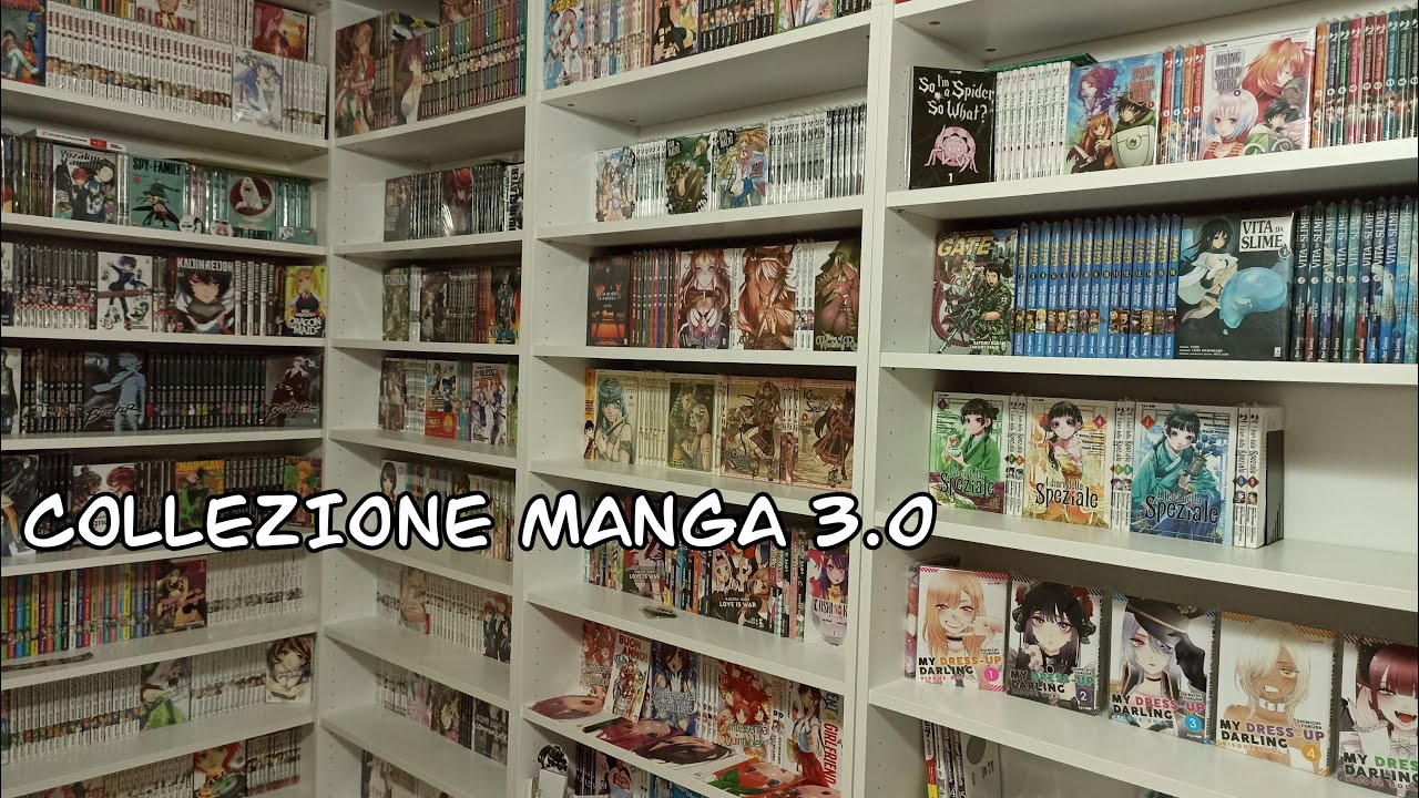 Collezione manga 3.0 ~ Nuove Librerie e Nuova disposizione - YouTube