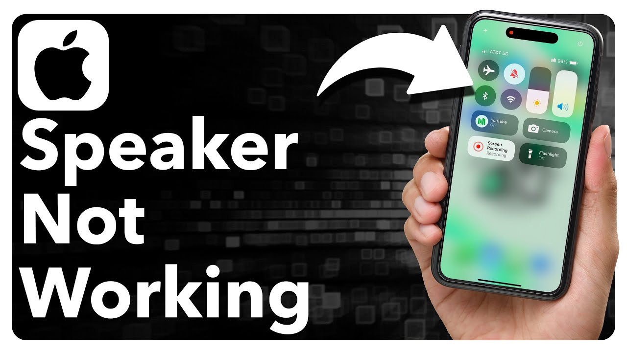 How To Fix iPhone Speaker Not Working - YouTube