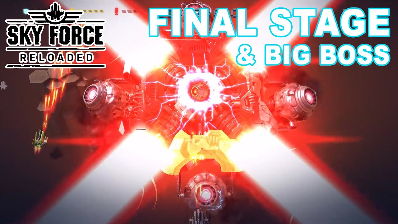 Sky Force Reloaded Final Stage & Big Boss Gameplay - YouTube