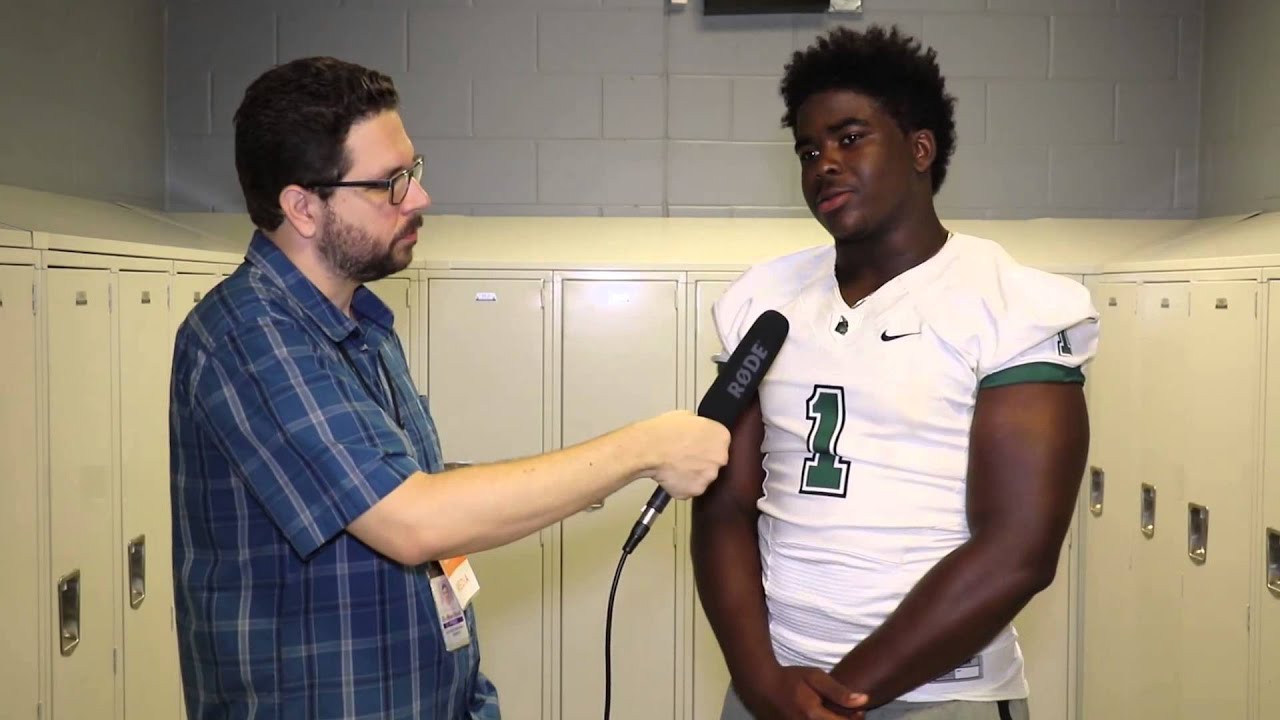 Miami Central Keir Thomas - Dolphins HS Media Day - YouTube
