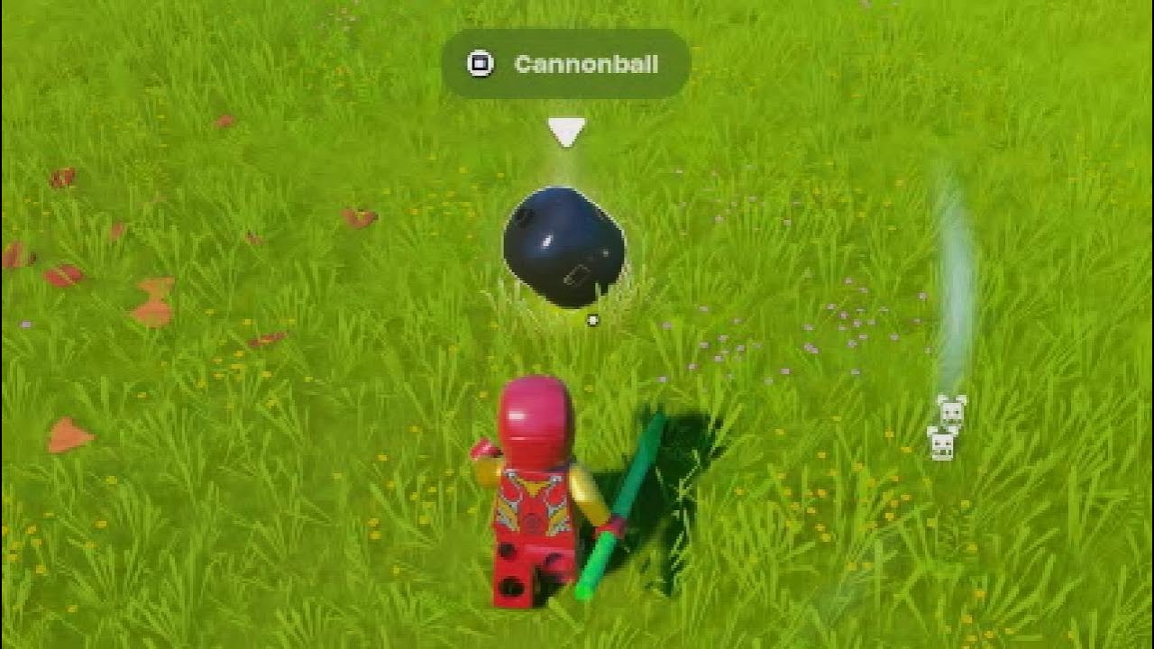How to make cannonballs in LEGO Fortnite - YouTube