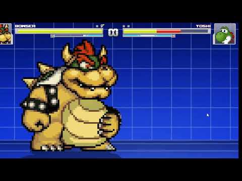 Bowser VORES and DIGESTS Yoshi - MUGEN