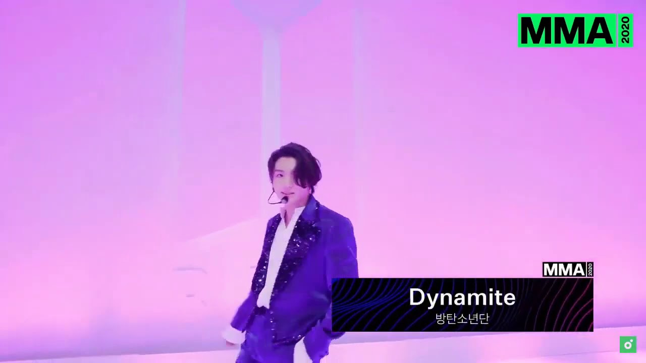 BTS "Dynamite" Melon music awards MMA 2020 - YouTube
