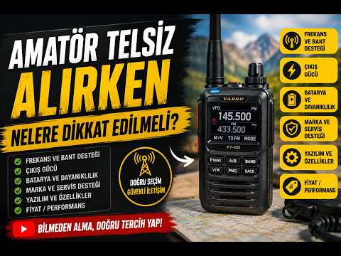 Amatör telsiz alırken nelere dikkat edilmeli? #meric2016 #tb3dmt