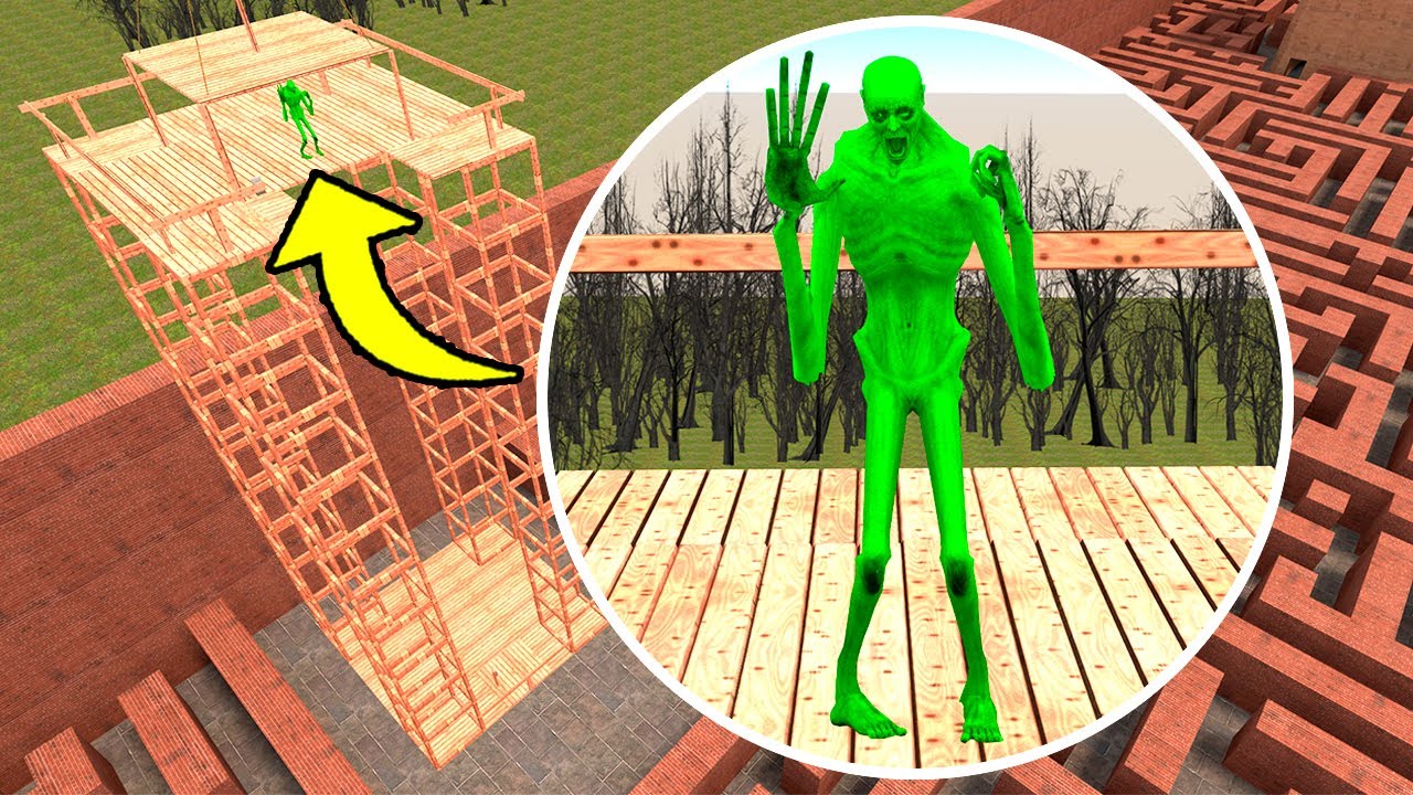 NEW TOXIC SCP-096 vs TOWERS In Garry's Mod! - YouTube
