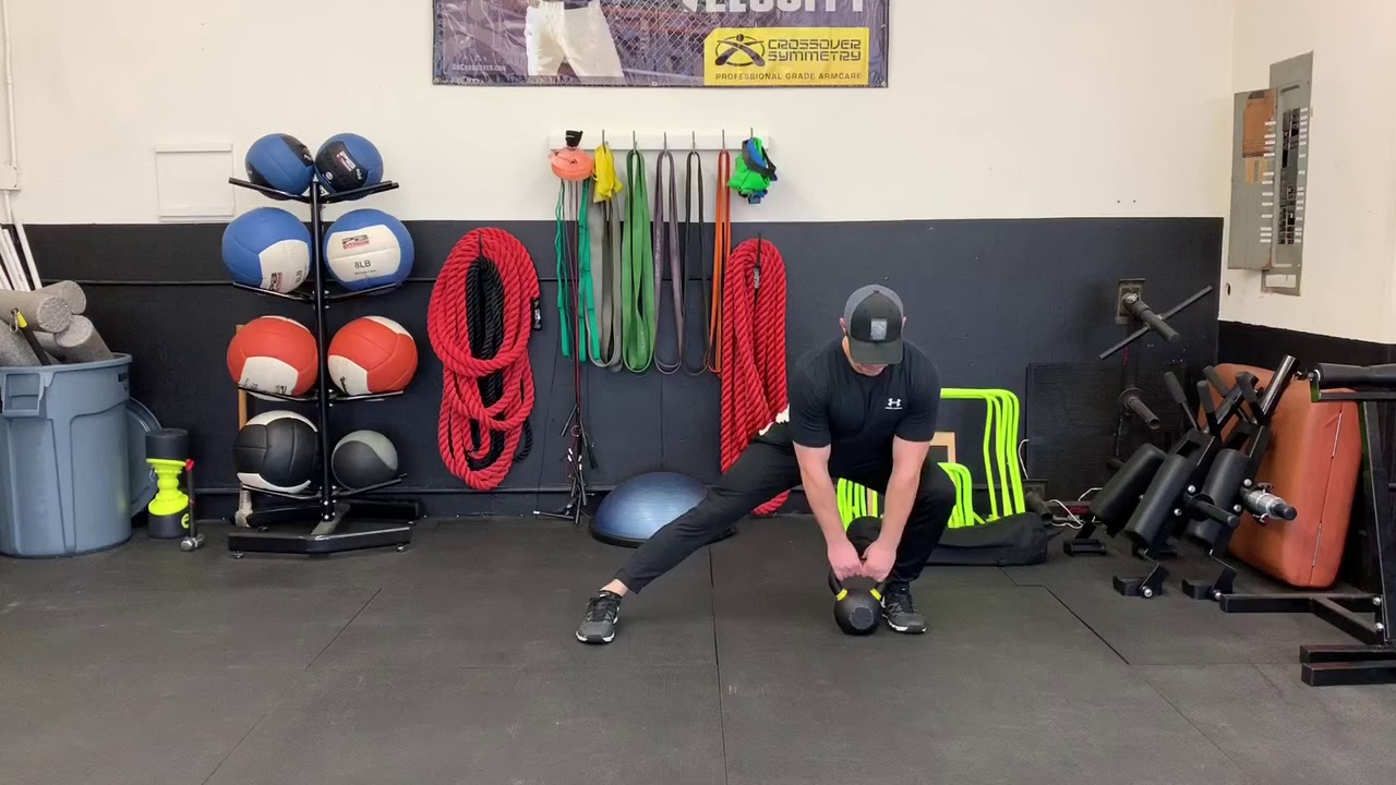 Kettlebell Lateral Lunge Youtube