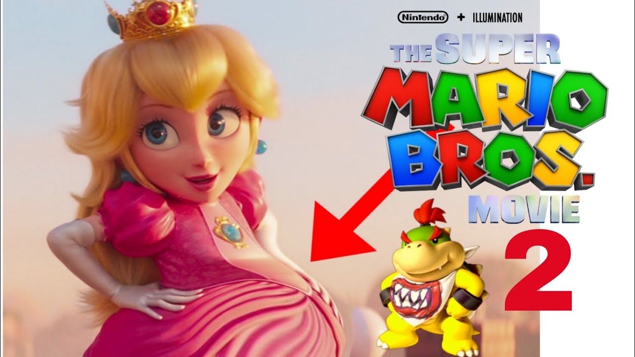 Mario movie 2 // princess peach has a baby?! \\ #Mario #mariomovie ...