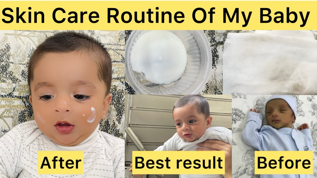 Skin care routine of baby || best home whitening remedies || baby care ...