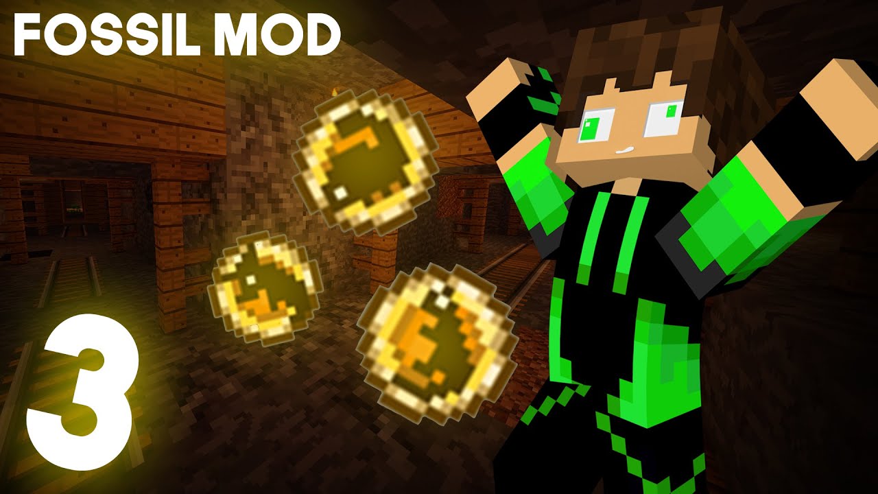 FOSSILI E DNA!!! - Fossil Mod EP.3 - Minecraft ITA - YouTube