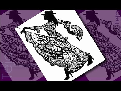 Mandala DRESS | Mandala Art | Zentangle | Fashion | Doodles ...