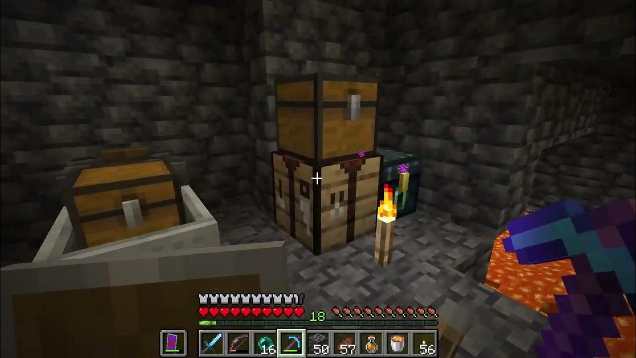 java realm 108 OBSIDIAN CHEST minecraft - YouTube