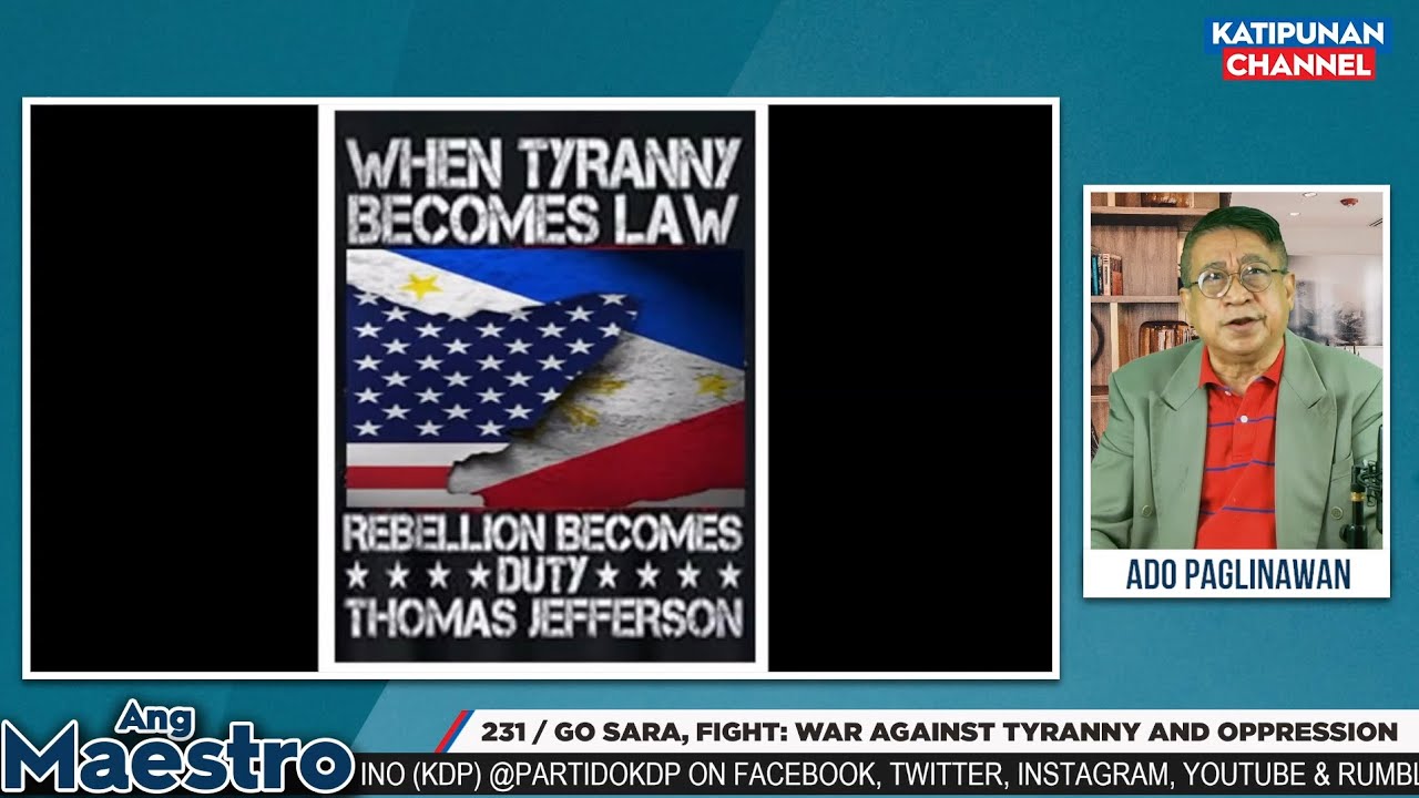 231 / Go Sara, Fight: War Against Tyranny and Oppression | Ang Maestro ...