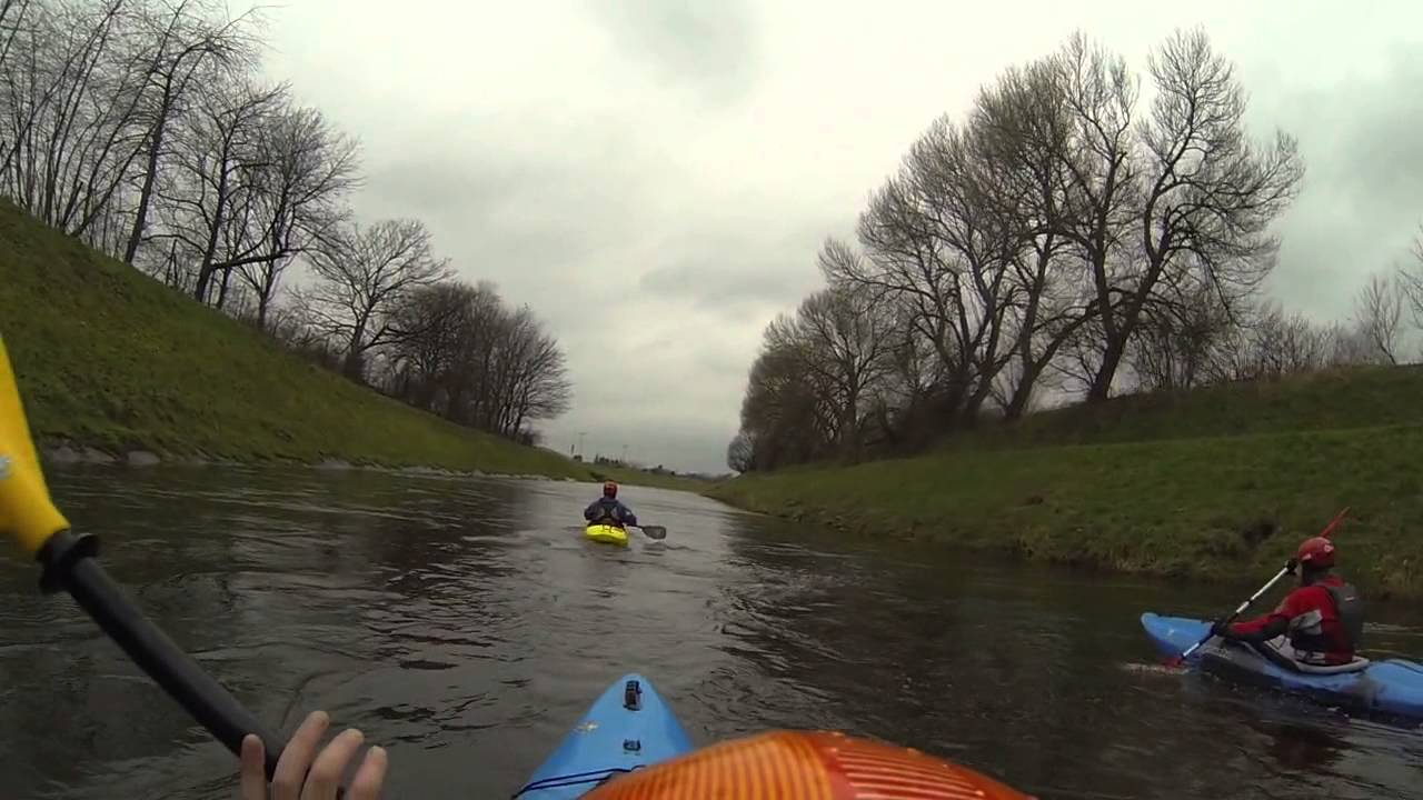 Kayaking on the River Mersey, Cheshire 12-01-14 - YouTube