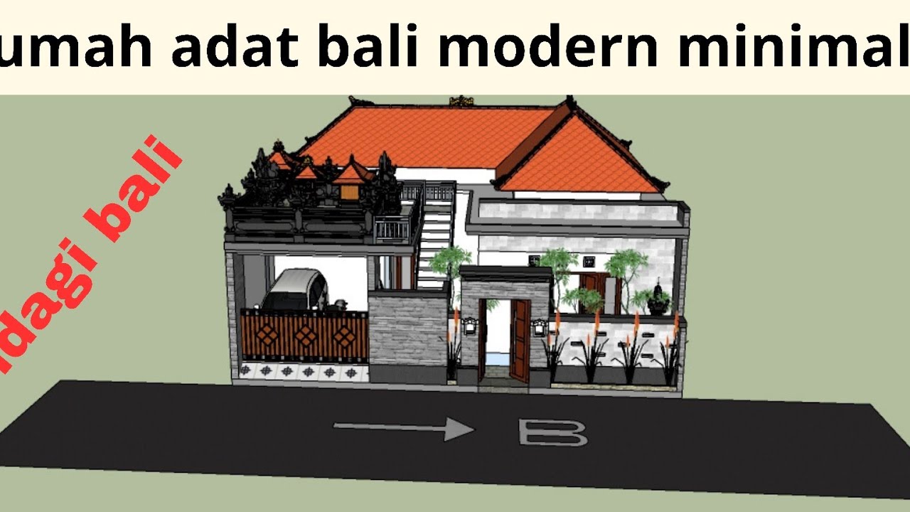 Rumah bali minimalis modern sesuai asta kosala kosali oleh undagi bali ...