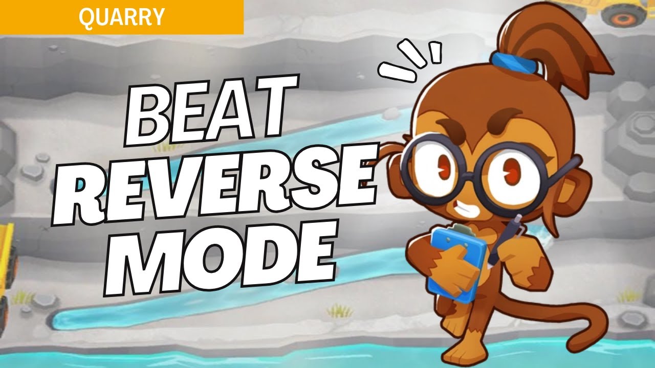How to Beat Reverse Mode (Medium) on Quarry - BTD6 Strategy - YouTube
