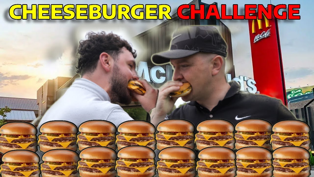 This Cheeseburger Challenge Led To Pain | Golf Challenge - YouTube