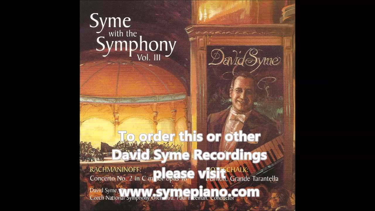 David Syme - Grande Tarantella (Louis Moreau Gottschalk) - YouTube