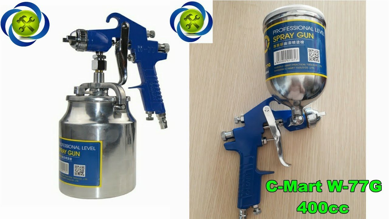 SÚNG PHUN SƠN C-MART W-77S VÀ C-MART W-77G - YouTube