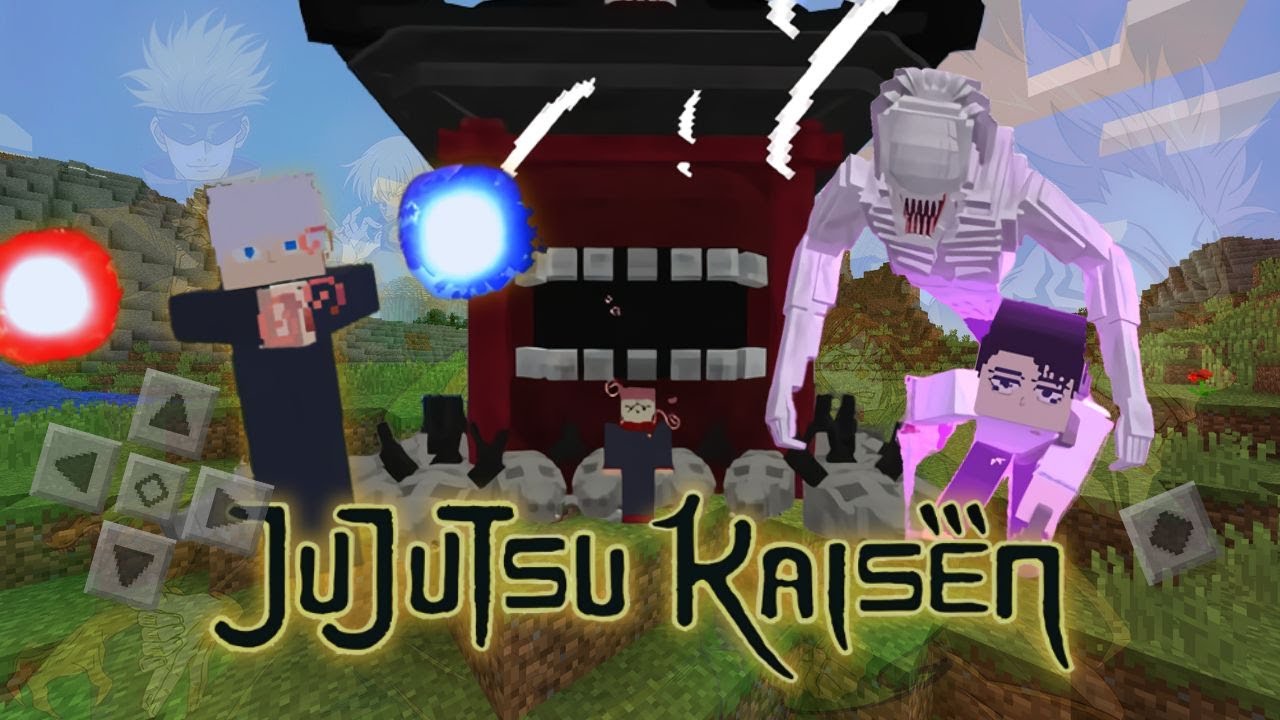 ADDON/MOD DE JUJUTSU KAISEN MAIS INSANA!!! Minecraft - Bedrock Edition ...