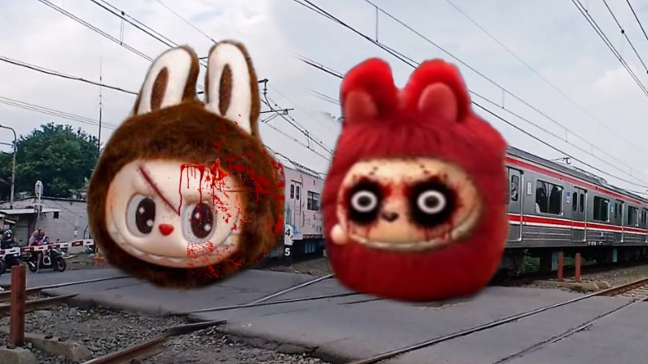 Asiik Bertemu Kereta Api Panjang Berubah Kereta Kereta Labubu Exe Merah ...