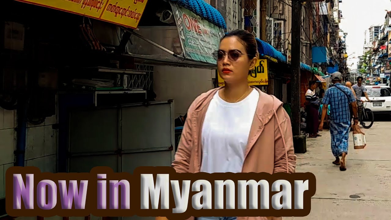 Walking Tour in Yangon City of Myanmar With Timir On My Way - YouTube