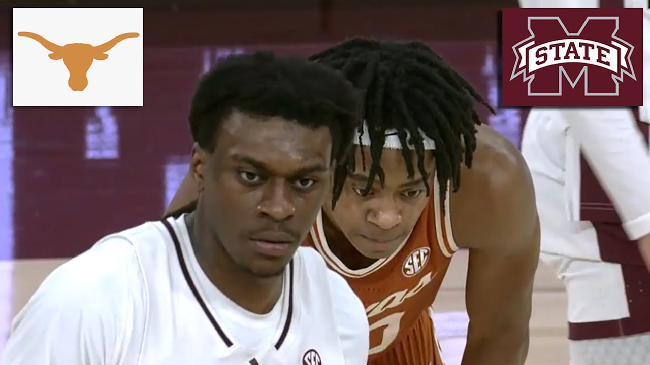 Texas vs Mississippi State Men's College Basketball Highlights Full ...