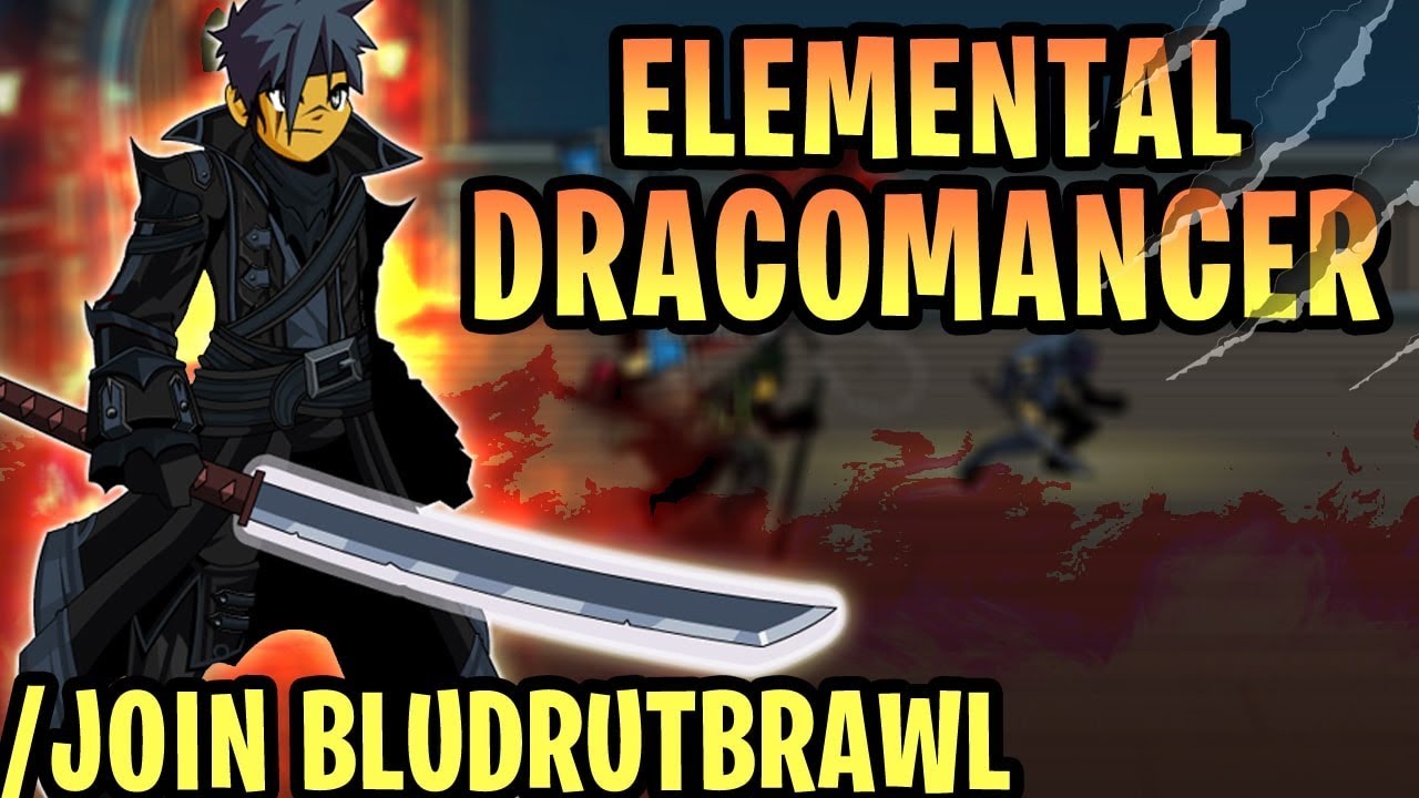 AQW - Elemental Dracomancer Class in /JOIN BLUDRUTBRAWL (Gameplay ...