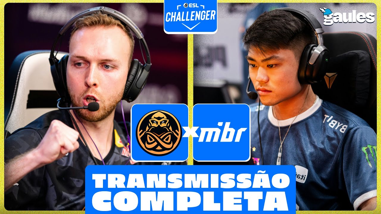 MIBR vs ENCE ESL Challenger Jönköping 2024 Dia 1 - COM Gaules TRANSMISSÃO COMPLETA - YouTube