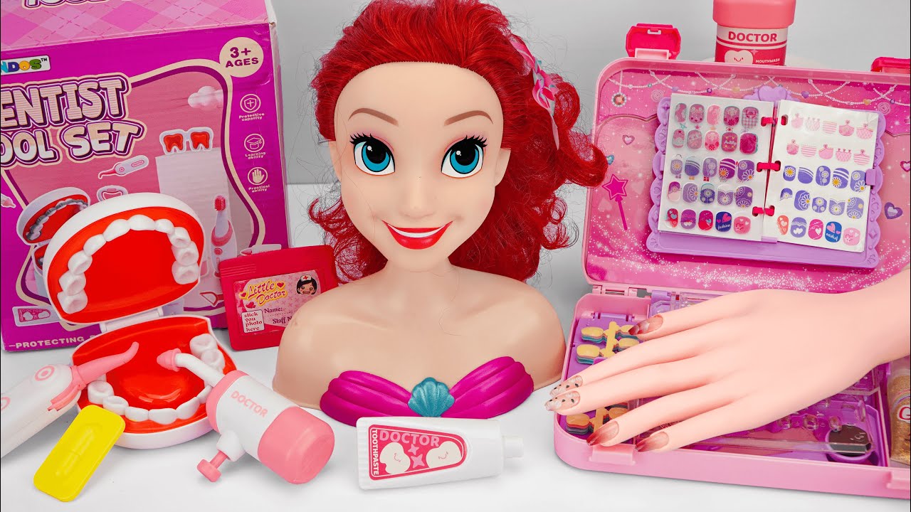 14 Minutes Satisfying with Unboxing ULTIMATE Disney Frozen Anna Make Up ...