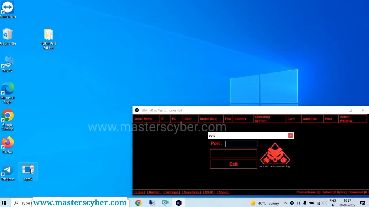 NjRat red Edition Free Download - YouTube
