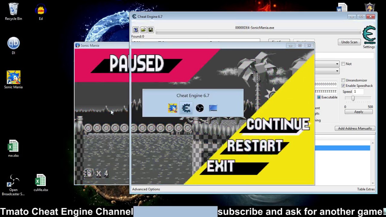 Sonic Mania | Infinite lives, time, score, rings Cheats | Tmato Cheat ...