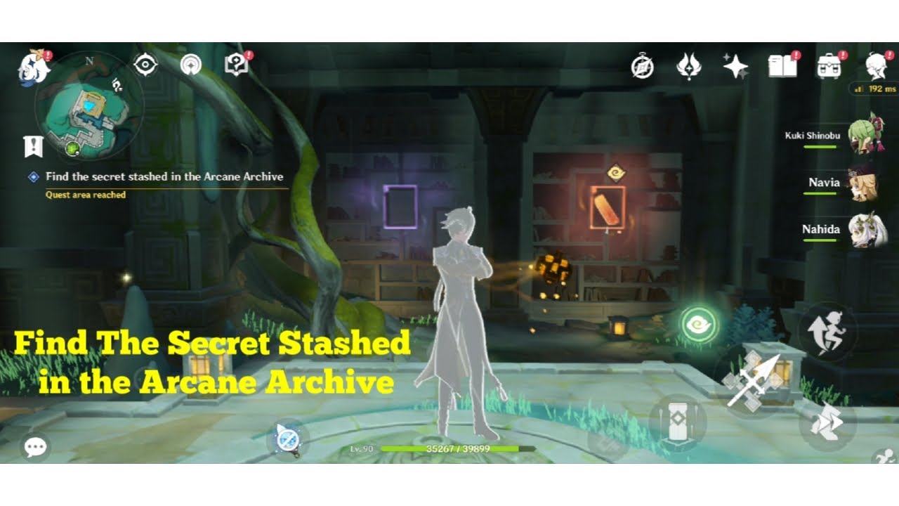 Find the secret stashed in the Arcane Archive Solution /Scrolls and Sword Manuals of Guhua # ...