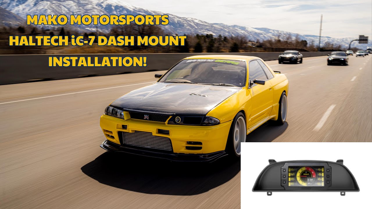 MAKO MOTORSPORTS iC-7 Dash mount Install for my R32! - YouTube