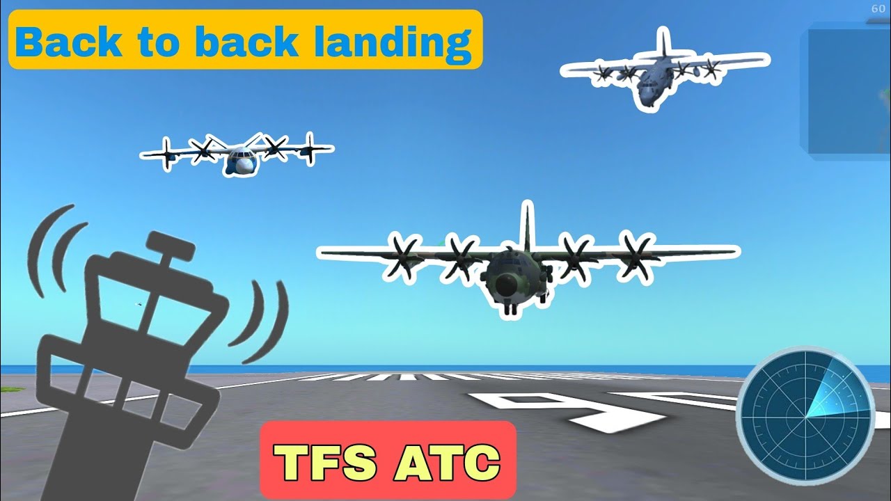Turboprop flight simulator air traffic control|factory airport|ATC VIEW ...