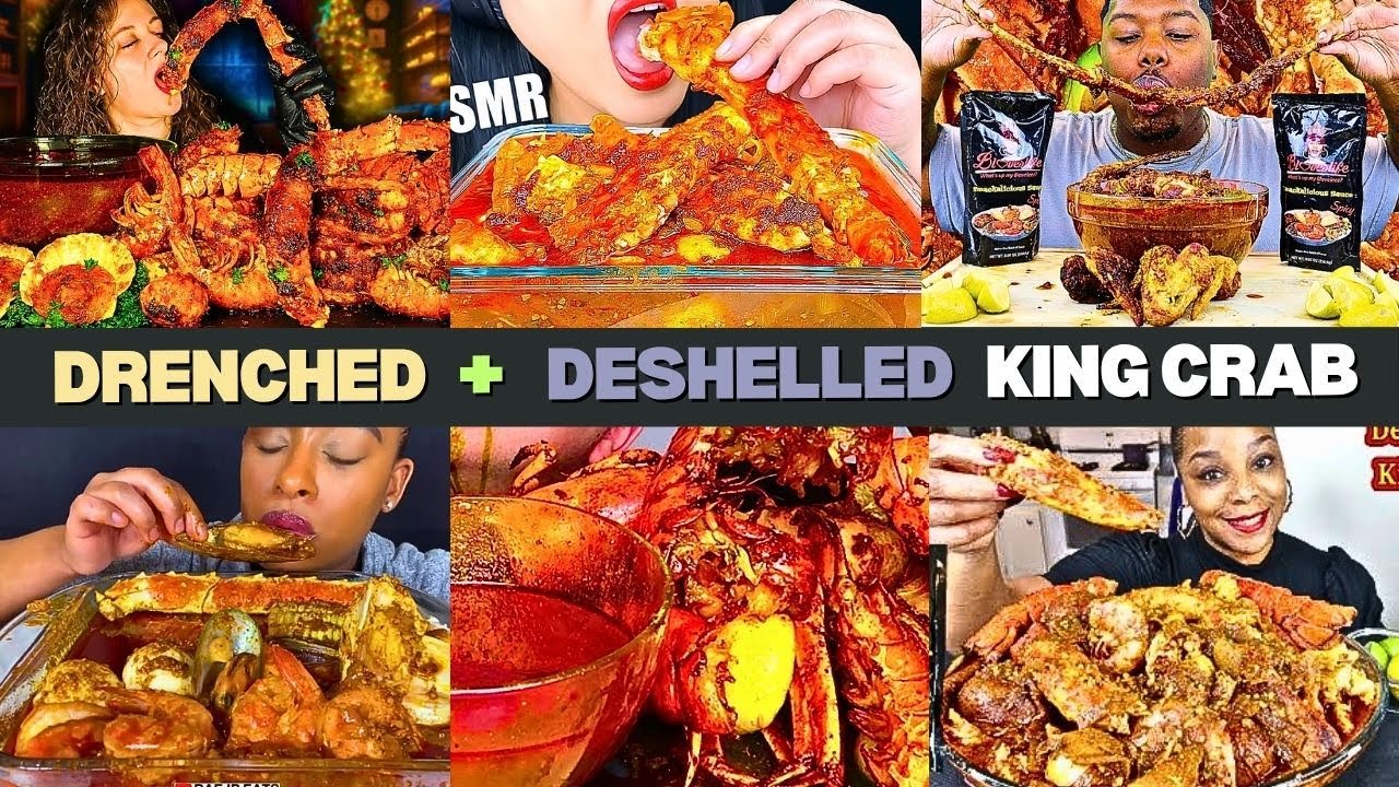 🌊🦀 SOAKED in SAUCE 🔥 King Crab Seafood Boil — Insane Juicy Bites 🤤 ...