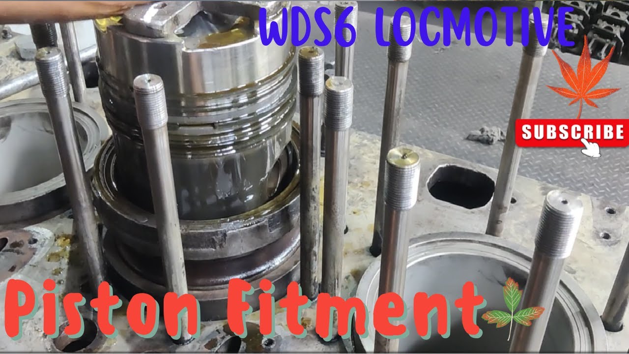 #ALCO WDS6 LOCO ENGINE#STEEL CAP PISTON, PISTON RINGS GUDGEON PINS ...