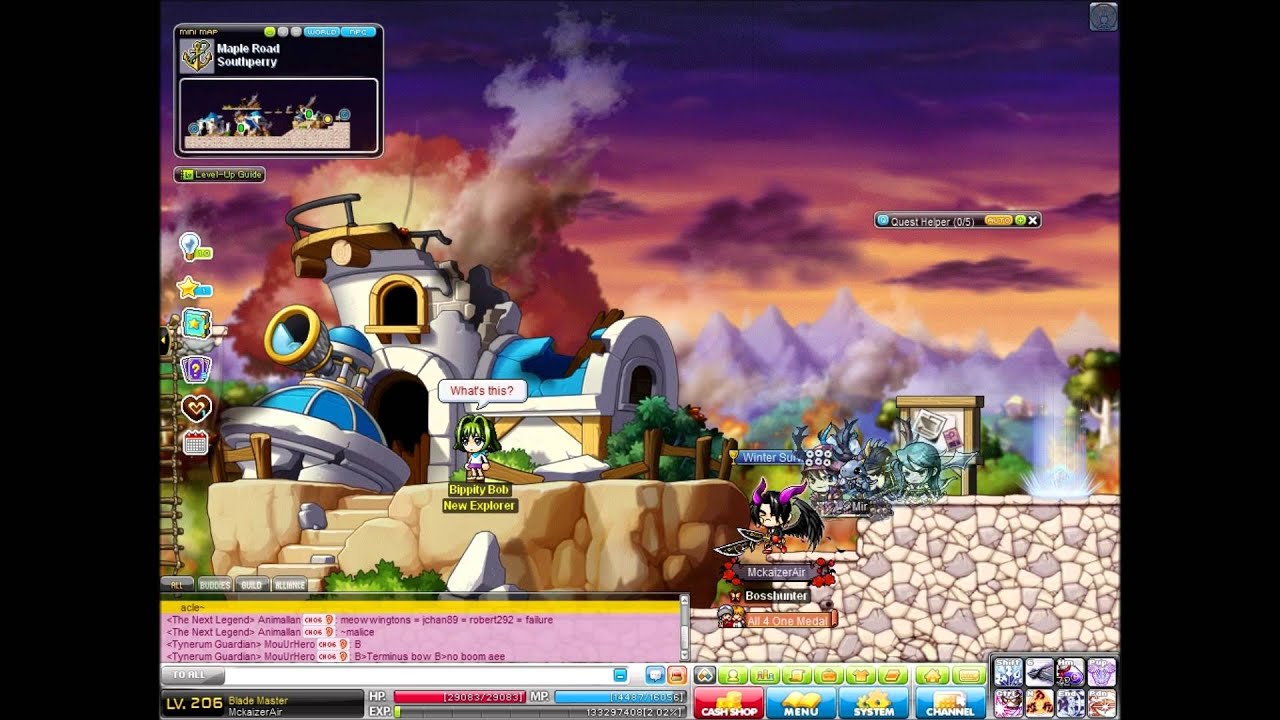 Maplestory black mage and maple leaf emblem - YouTube