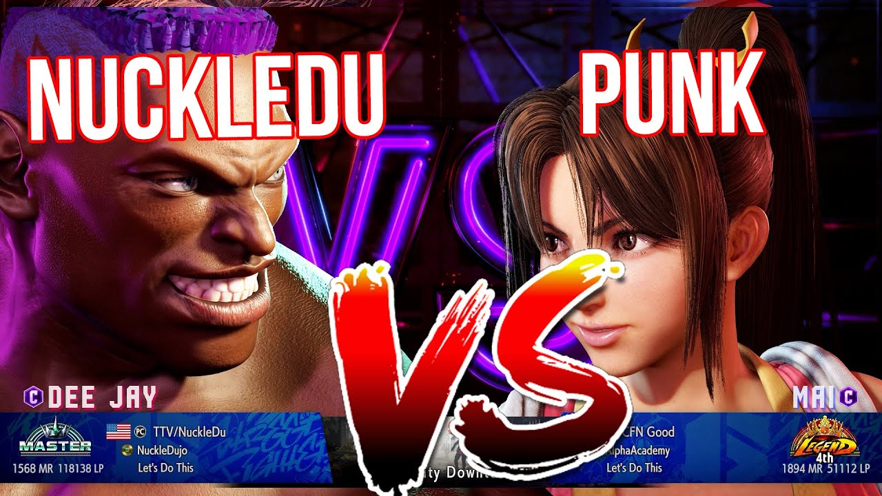 SF6 🔥 NUCKLEDU (DeeJay) Vs PUNK (Mai) 🔥 SF6 High Level Matches! - YouTube