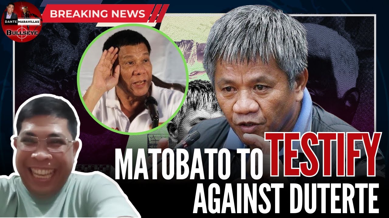 MATOBATO, MAGTE-TESTIFY AGAINST DUTERTE. PROTEKTADO NGAYON NG ICC - YouTube