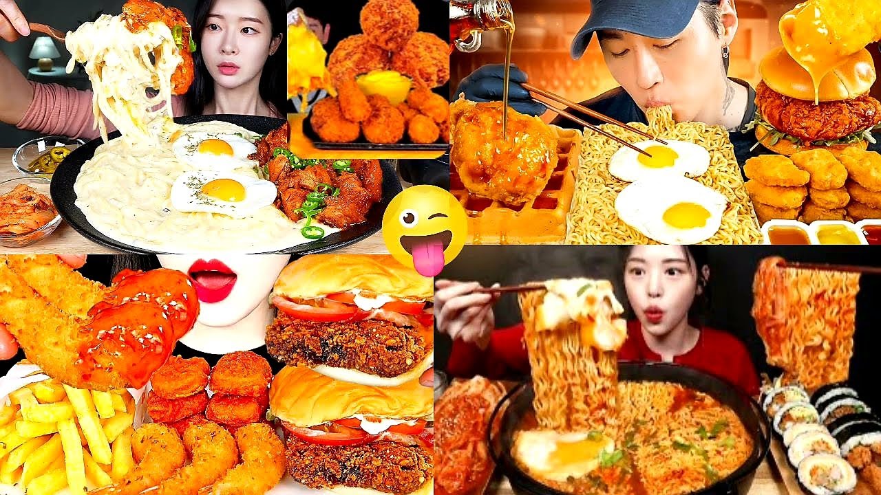 Food Craving's Best *SLURFING* Food Compilation Eating Sounds Real ...