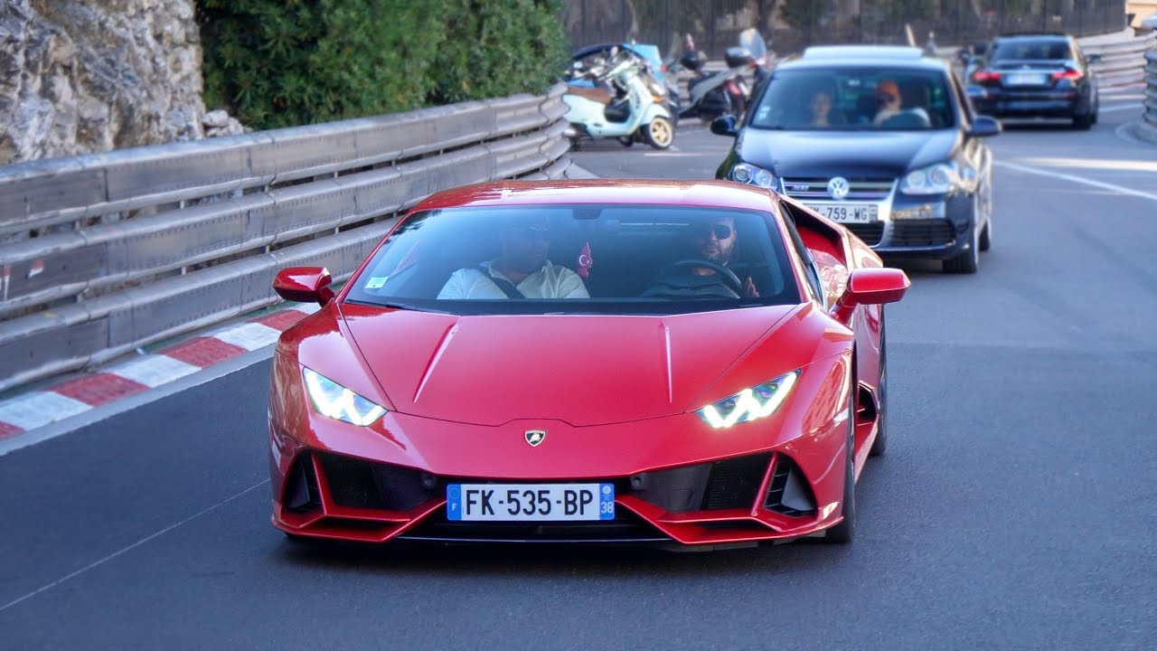 SUPERCARS Monaco - Lamborghini Aventador S x3, Huracán Evo x3, STO ...